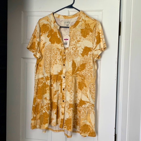 Wonderly | Tops | Xl Julianna Tunic | Poshmark